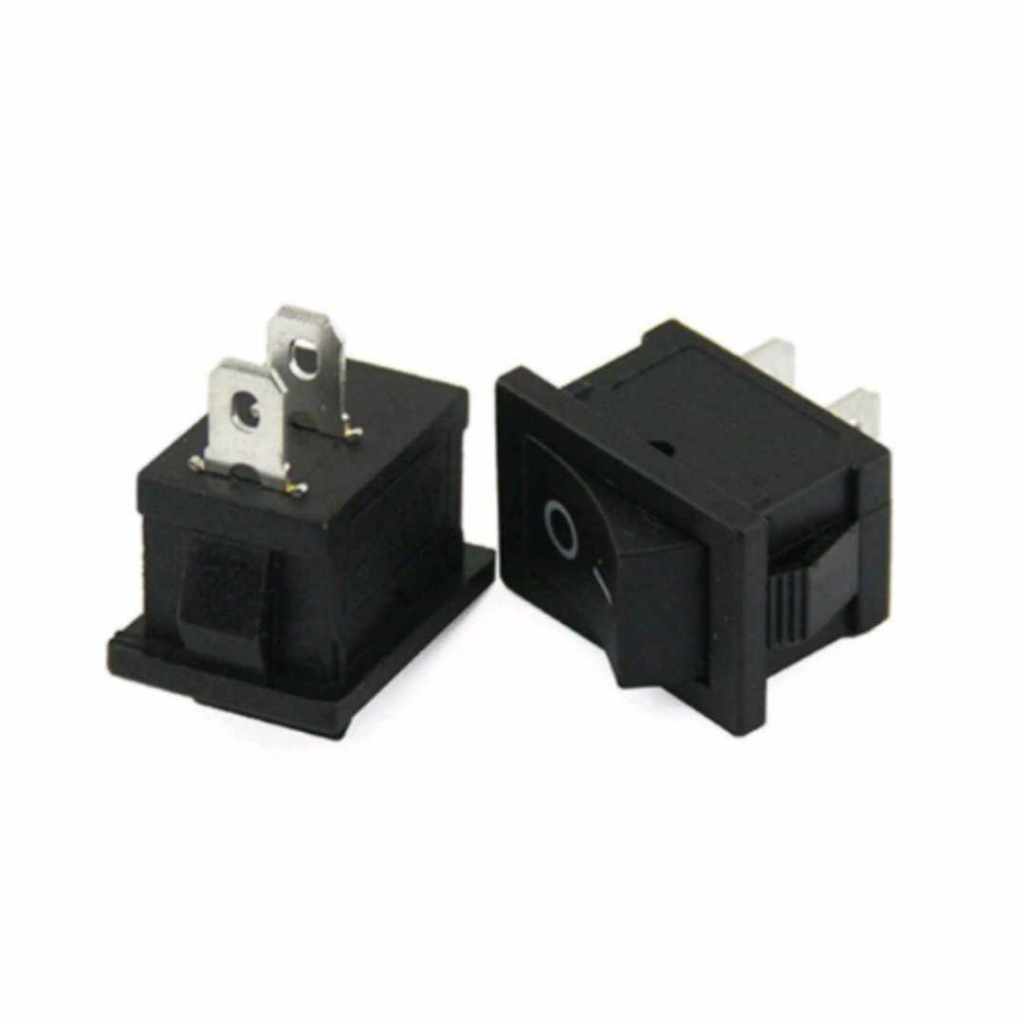 15*21mm 2 Pin SPST ON/OFF Boat Rocker Switch 6A-10A 110V 250V KCD1-101 ...