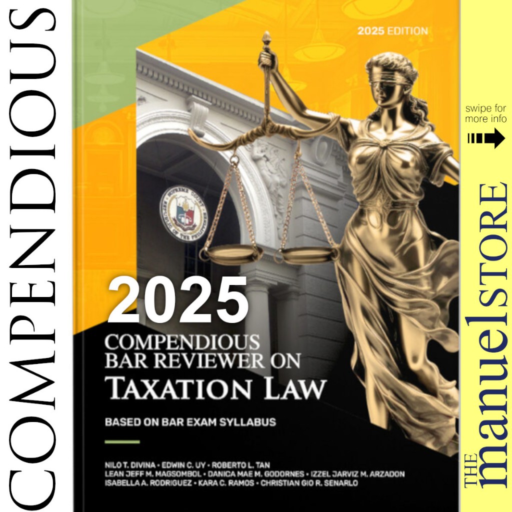 Compendious (2025) Taxation Bar Reviewer on - with Dean NIlo Divina ...