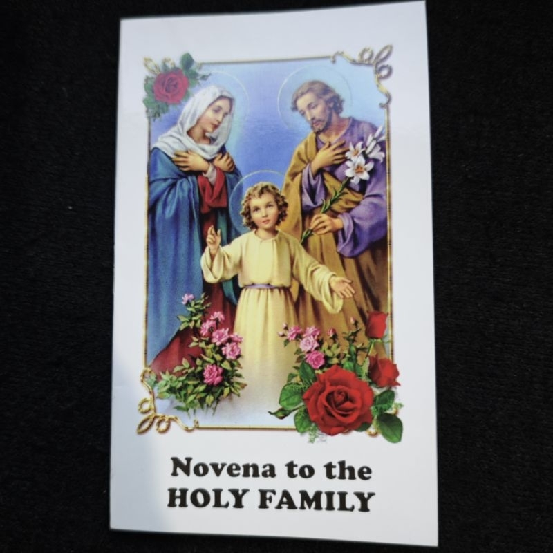 HOLY FAMILY NOVENA PRAYER BOOKLET | Shopee Philippines