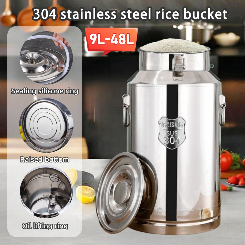 stainless rice dispenser aesthetic 25 kg /10kg/5kg/50kg big capacity ...