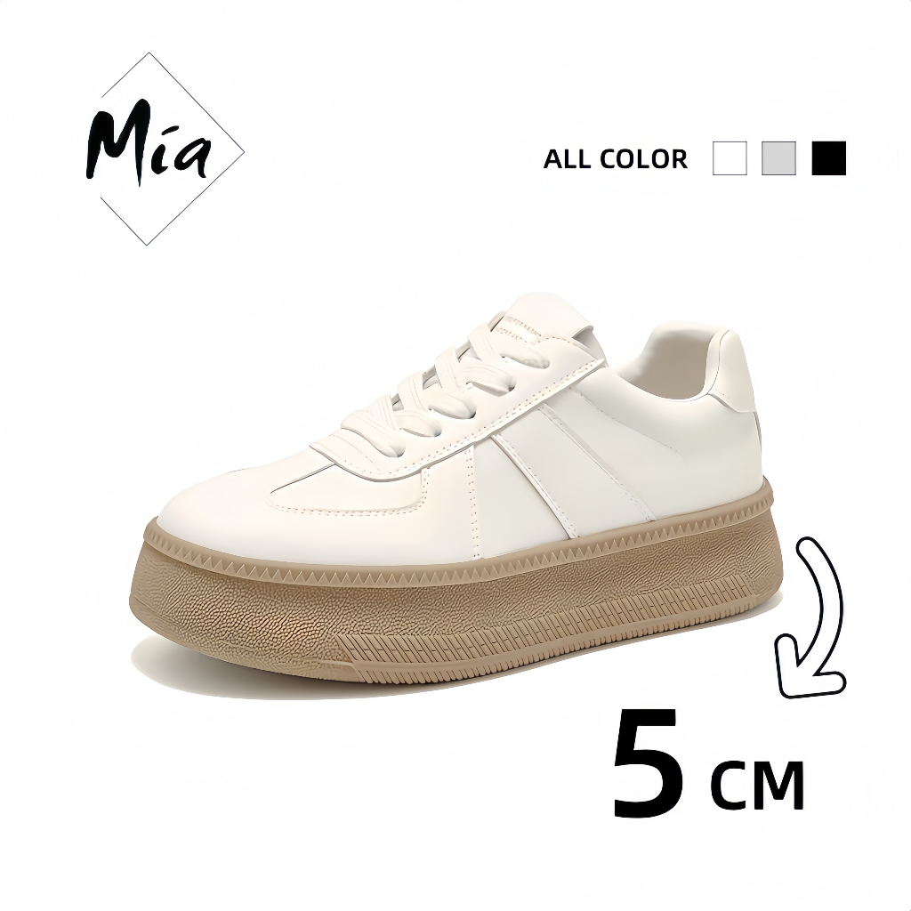 MIA Rubber Shoes for Women Leather High Quality Sneakers for Women ...