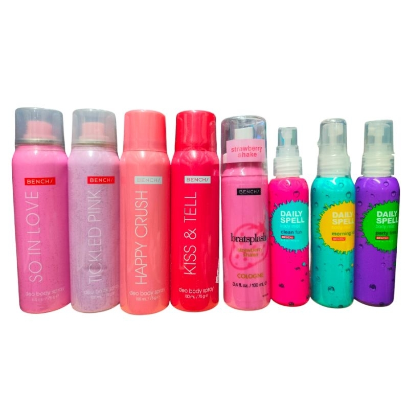 Bench Body spray So in love / Tickle pink / Strawberry 100ml | Shopee ...