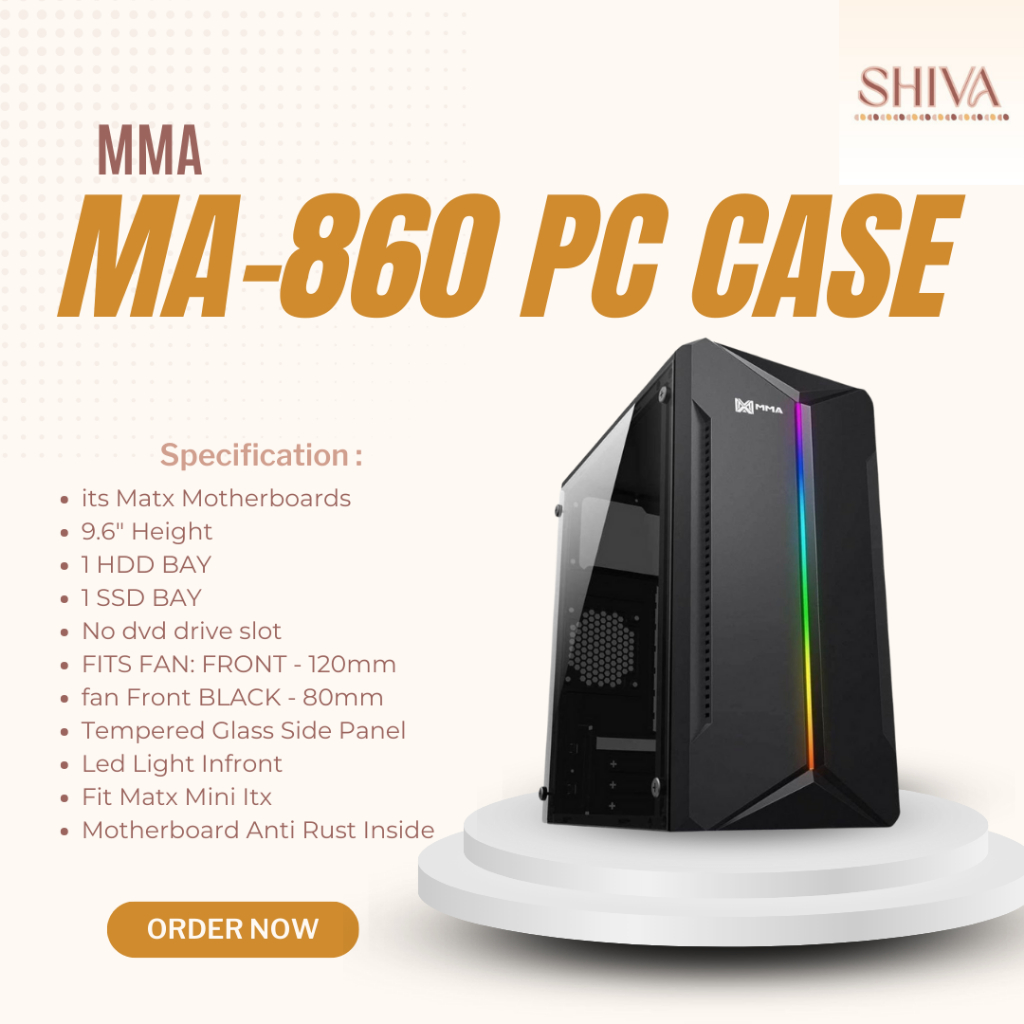 MMA SR68 SEAVIEW GAMING CASE MATX MITX TEMPERED | Shopee Philippines