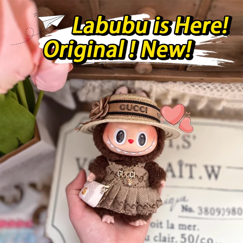 (100%authentic) LABUBU Keychain THE MONSTERS V1 Macaron Vinyl Face ...