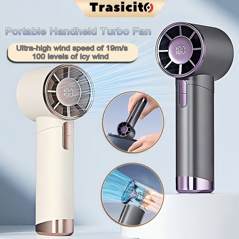 8000MAH Portable Turbo Mini Fan Rechargeable High Speed Turbo Fan ...