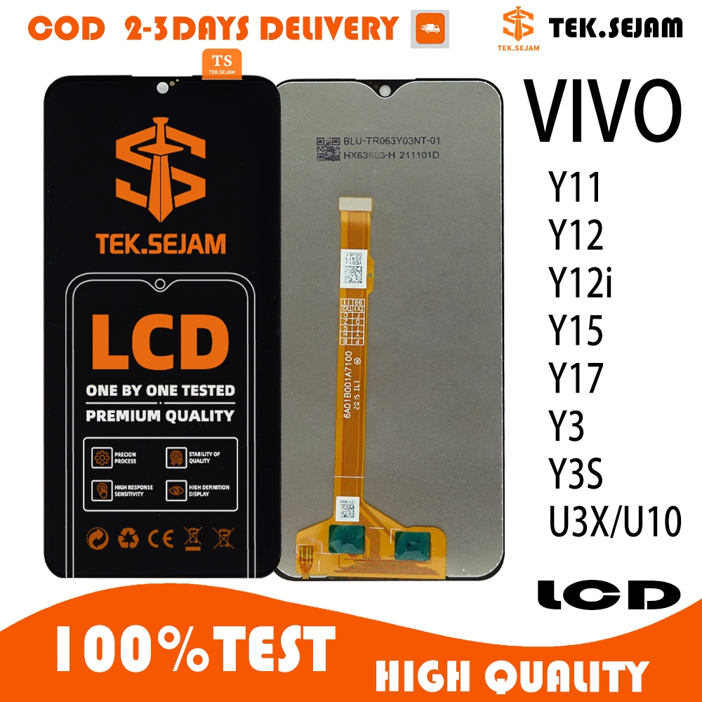 TEK.SEJAM VIVO Y11 Y12 Y12i Y15 Y17 Y3 Y3s U3x/U10 LCD Display Touch Screen Digitizer Replacem ...
