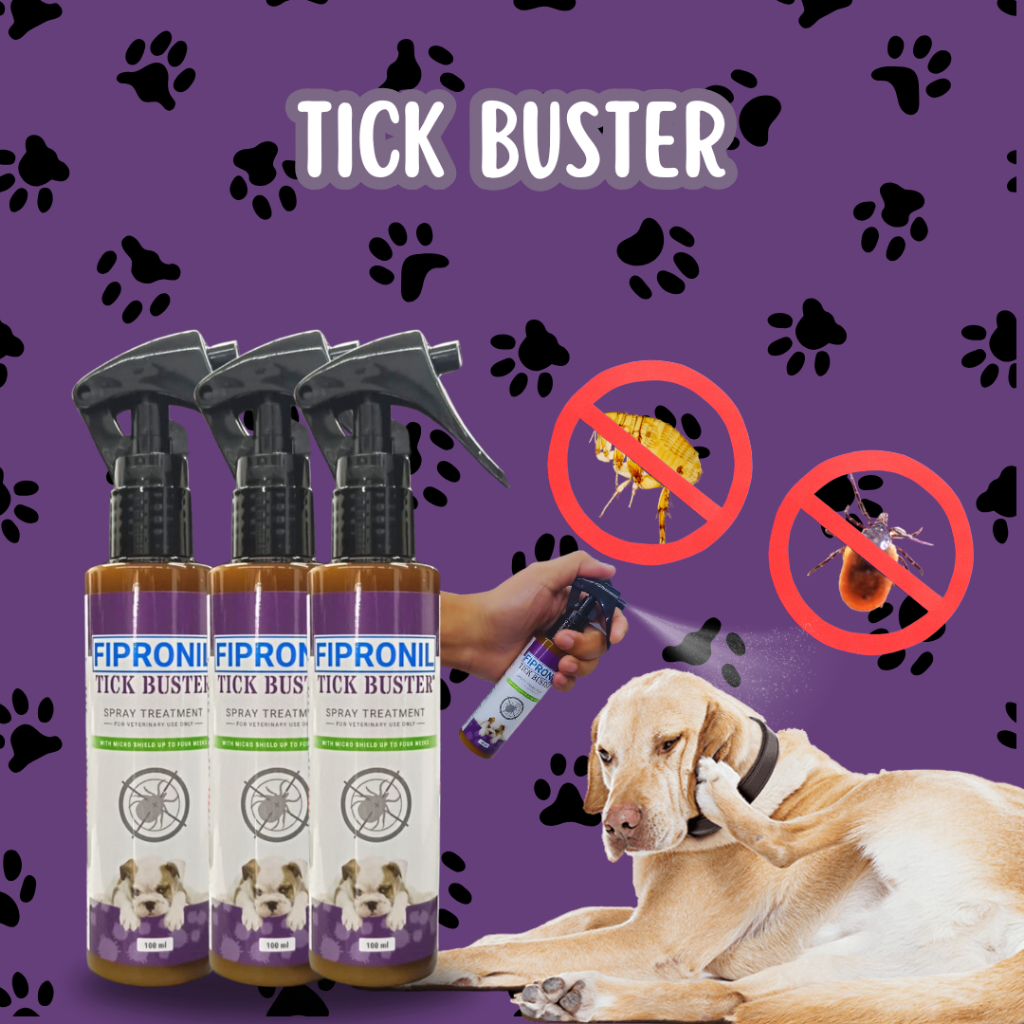 FIPRO Anti-garapata (Ticks) kuto at pulgas Fipronil Tick Buster 100ml ...