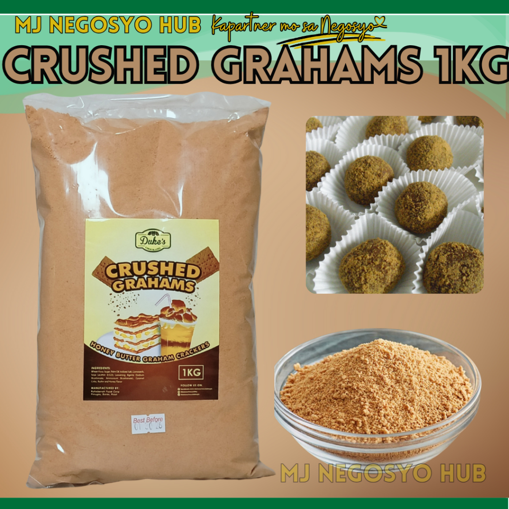 Crushed Graham Duke's Brand for Baking and Desserts 1Kg SHP2> | Shopee ...
