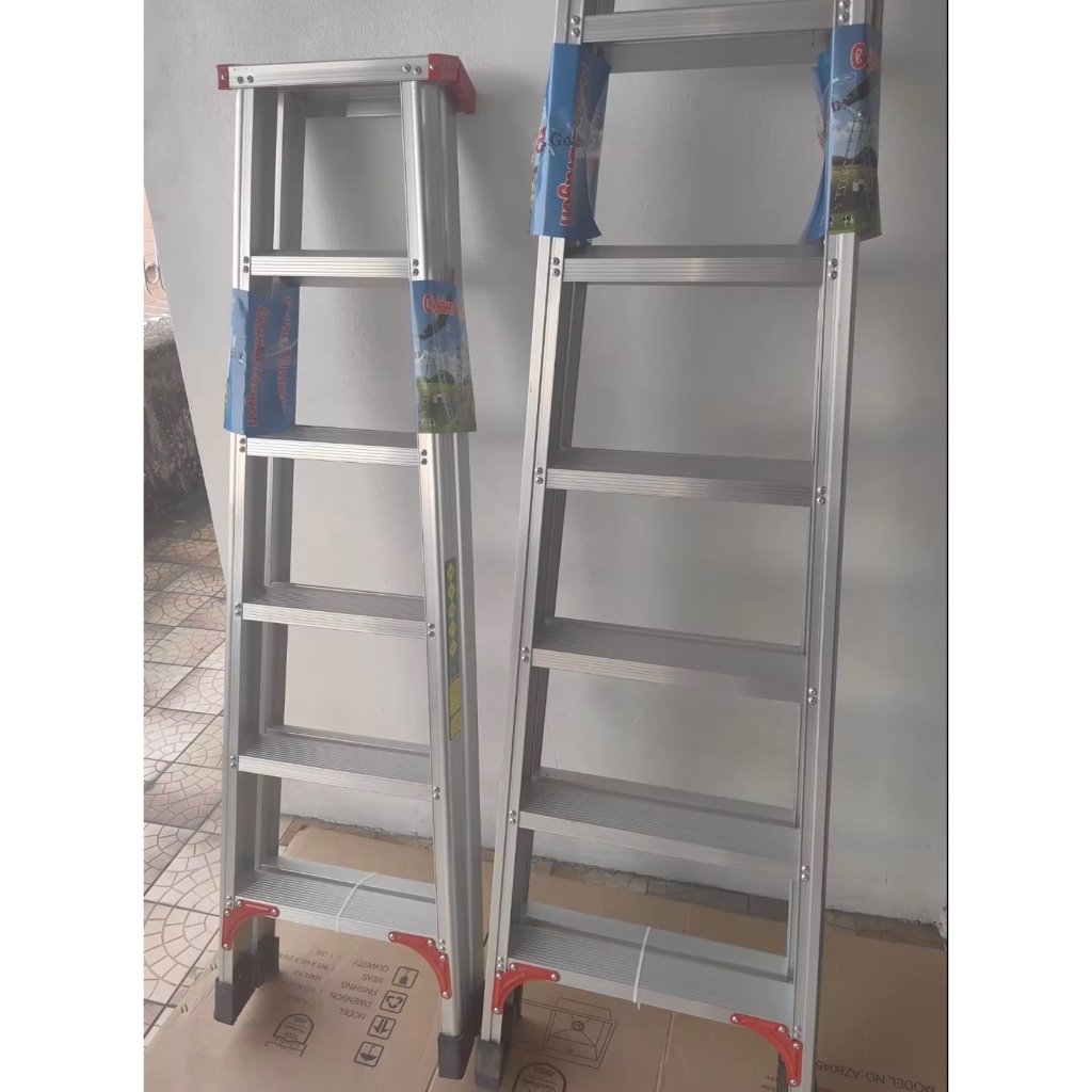 Hagdan FOLDABLE A-TYPE ALUMINUM LADDER 5 STEPS, 6 STEPS ,7 STEPS, 8 ...