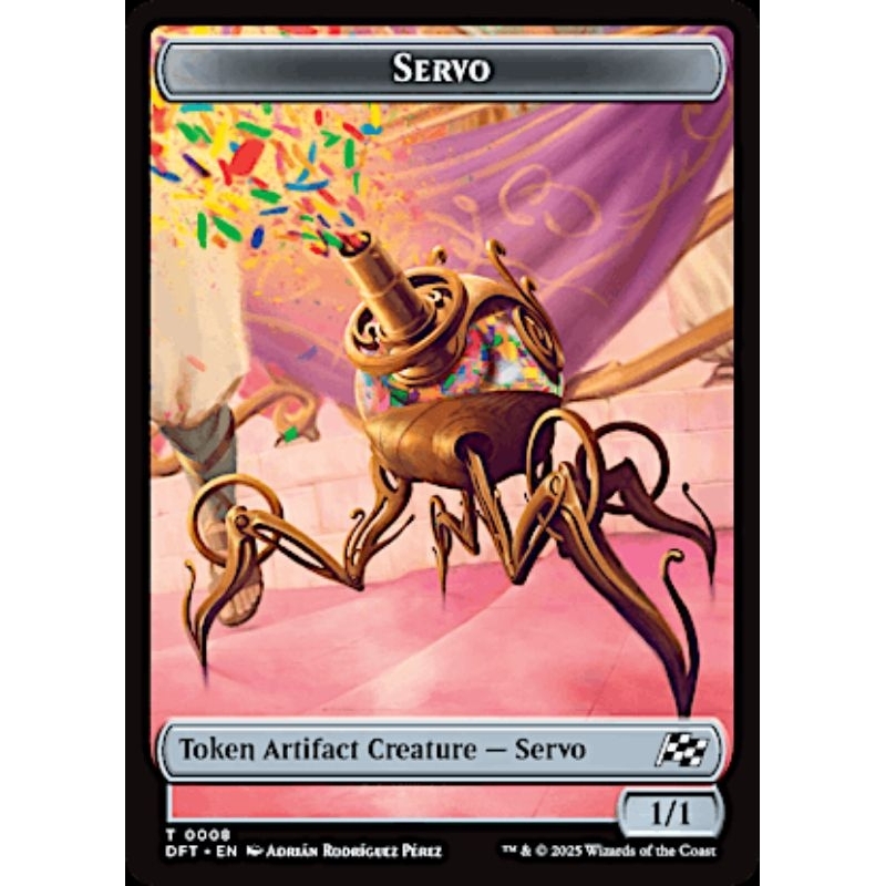 Servo // Thopter (double-face token) - DFT - Common - MTG Cards (WotC ...