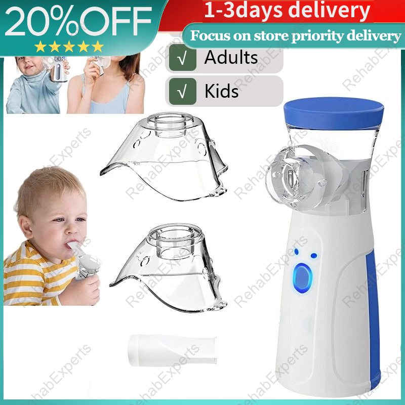 RehabExperts Fast Relief Nebulizer for Asthma Rechargeable and Portable ...