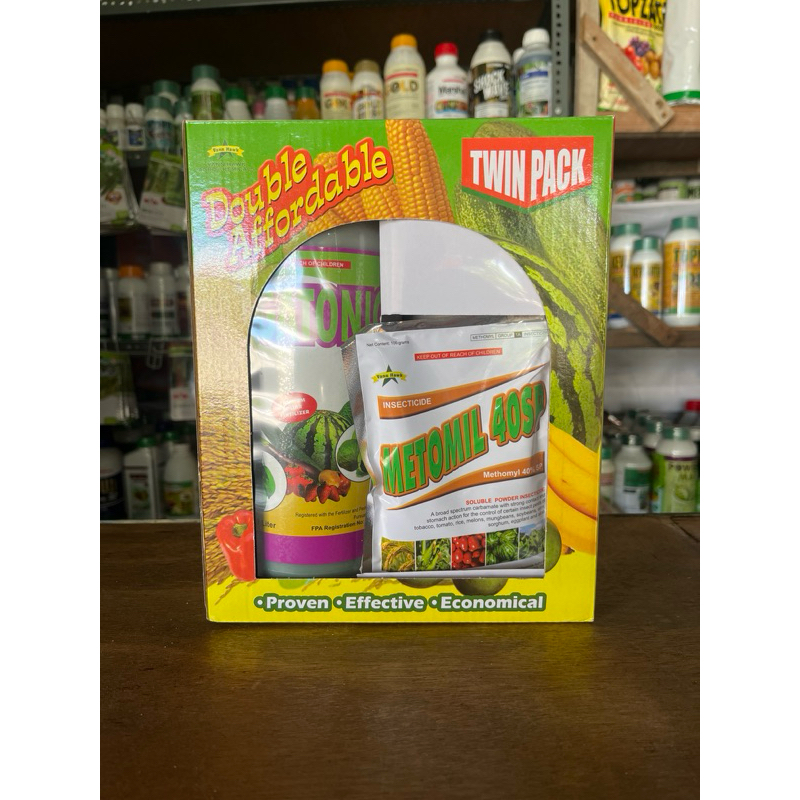 MEGATONIC Foliar Plant Nutrition Twin Pack(w/ Metomyl) | Shopee Philippines