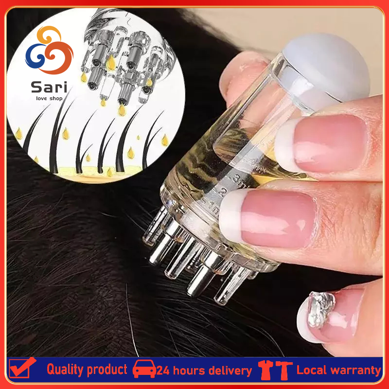 Sari Scalp Medication Liquid applicator Hair Oil Applicator Bottle ...