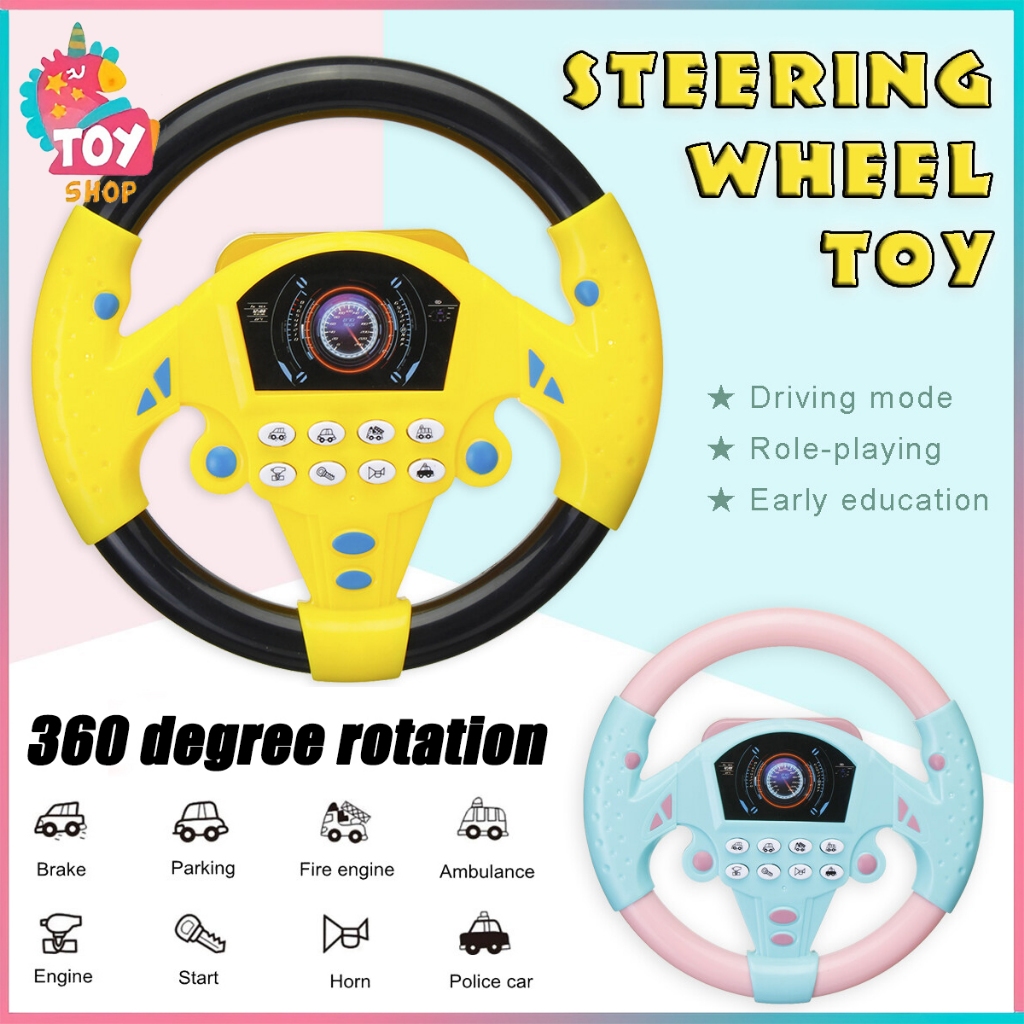 Steering Wheel Music Toys With Suction Cup Education Sounding ...