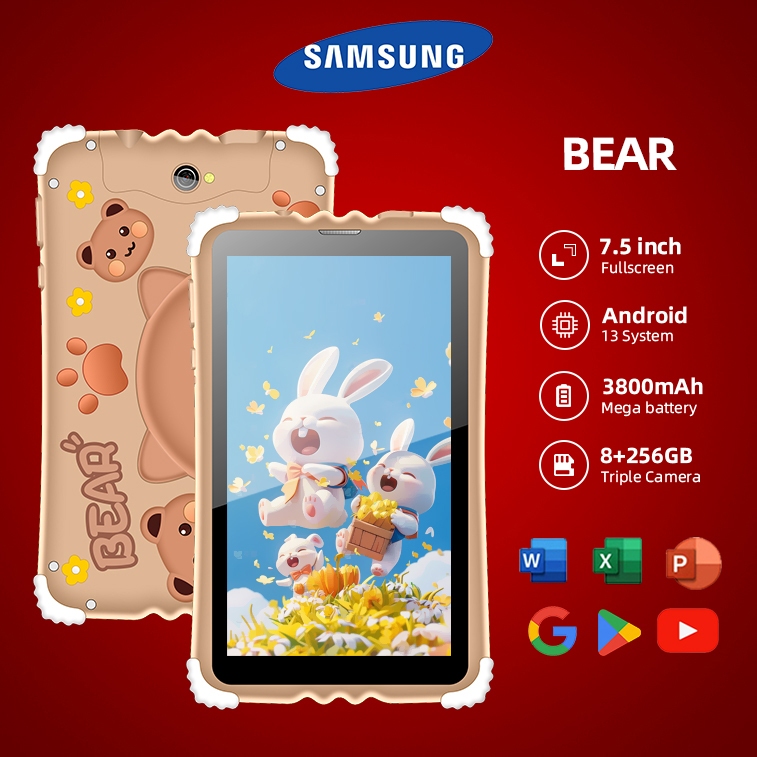 Samsung tablet BEAR Android tablet online learning tablet gaming tablet ...