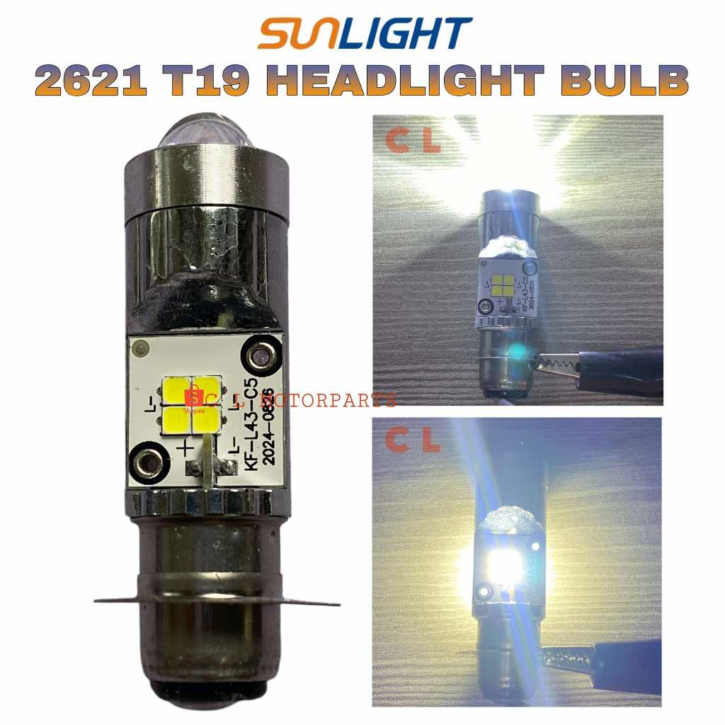 L-2621 8LED T19 HEADLIGHT BULB (WHITE) | Shopee Philippines