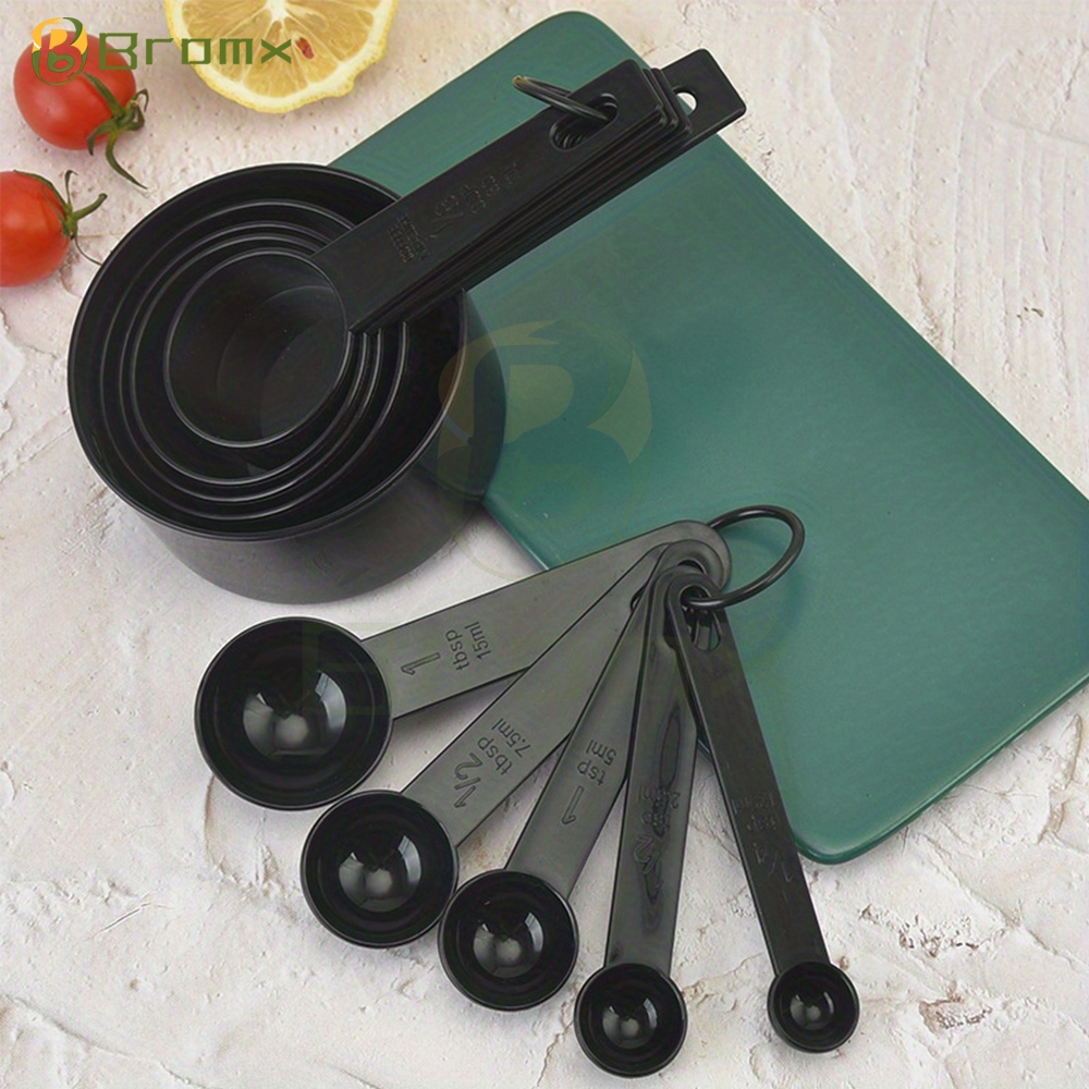 8PCS Kitchen Measuring Cup and Spoon Set Stainless Steel handle Baking ...
