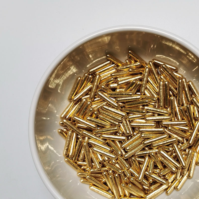 50g metallic sprinkles edible metallic rods edible metallic | Shopee ...