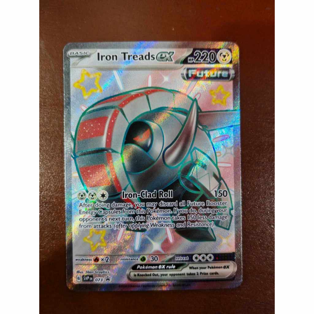 Iron Treads ex - SVP073 - Shiny Promo Pokemon Scarlet & Violet Promos ...