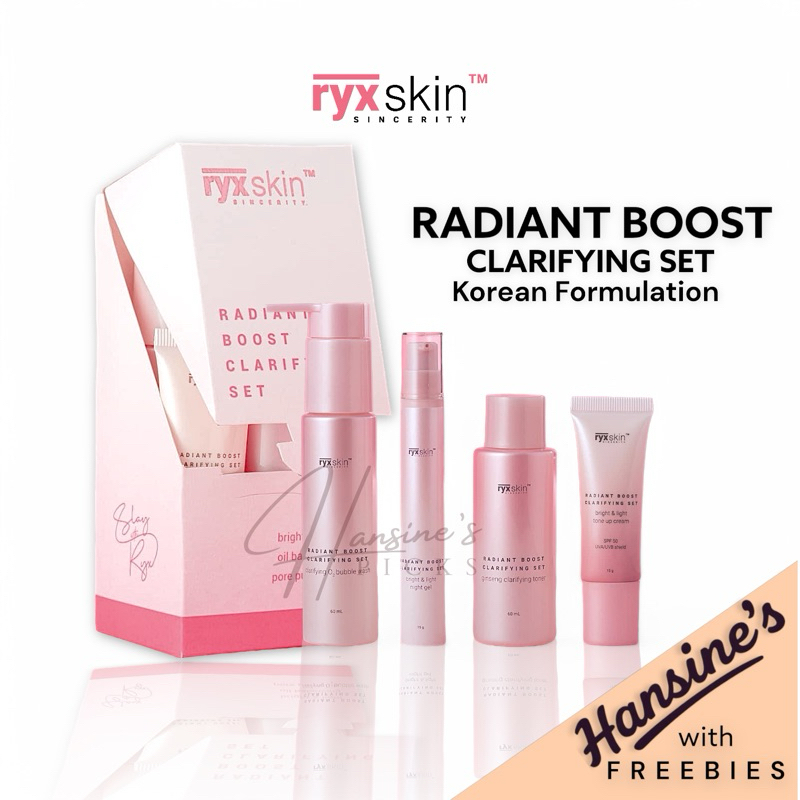 Ryx RADIANT BOOST Clarifying Skincare Set – K-Beauty for Glowing ...
