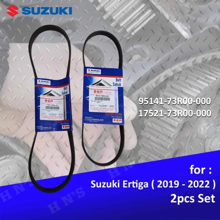 Suzuki Genuine Alternator and Aircon Belt for Suzuki Ertiga ( PN: 95141 ...