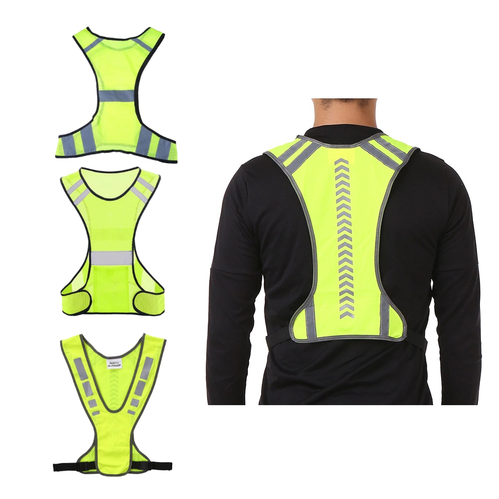 Reflective Mesh Sports Waistcoat Reflectorized vest security vest ...
