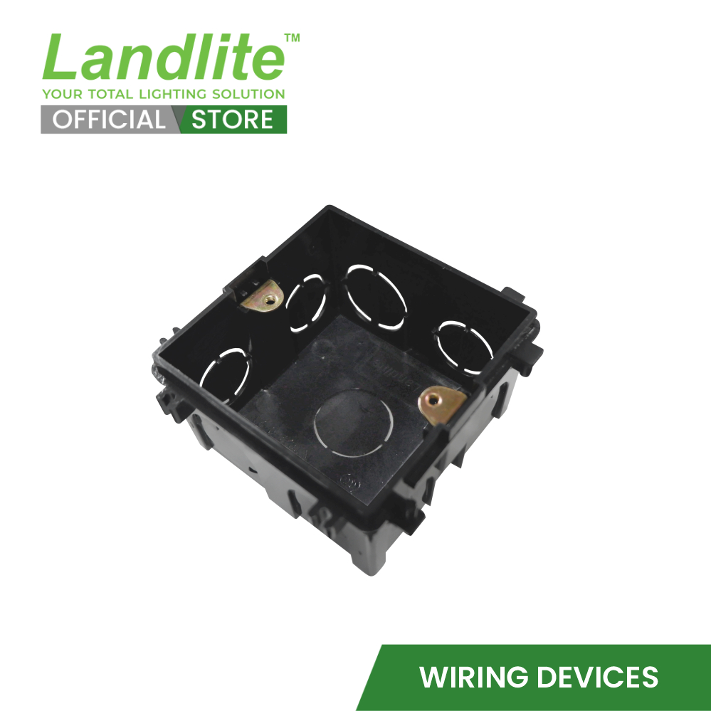 Landlite Wiring Devices (LWD-U01.3X3-BLK) | Shopee Philippines