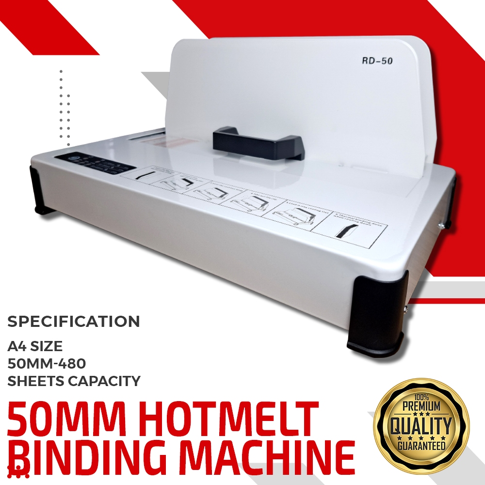 50mm Hot Melt Binding Machine A4 Size | Shopee Philippines