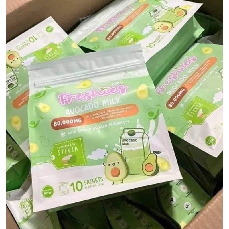 Freshies AVOCADO Milk Collagen Dietary Supplement Drink (Hydrolyzed ...