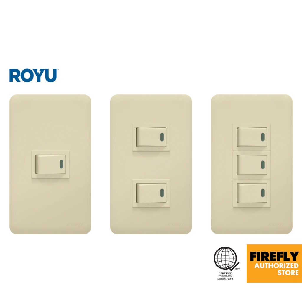 Royu Classic Series Switch with LED Sets | Shopee Philippines