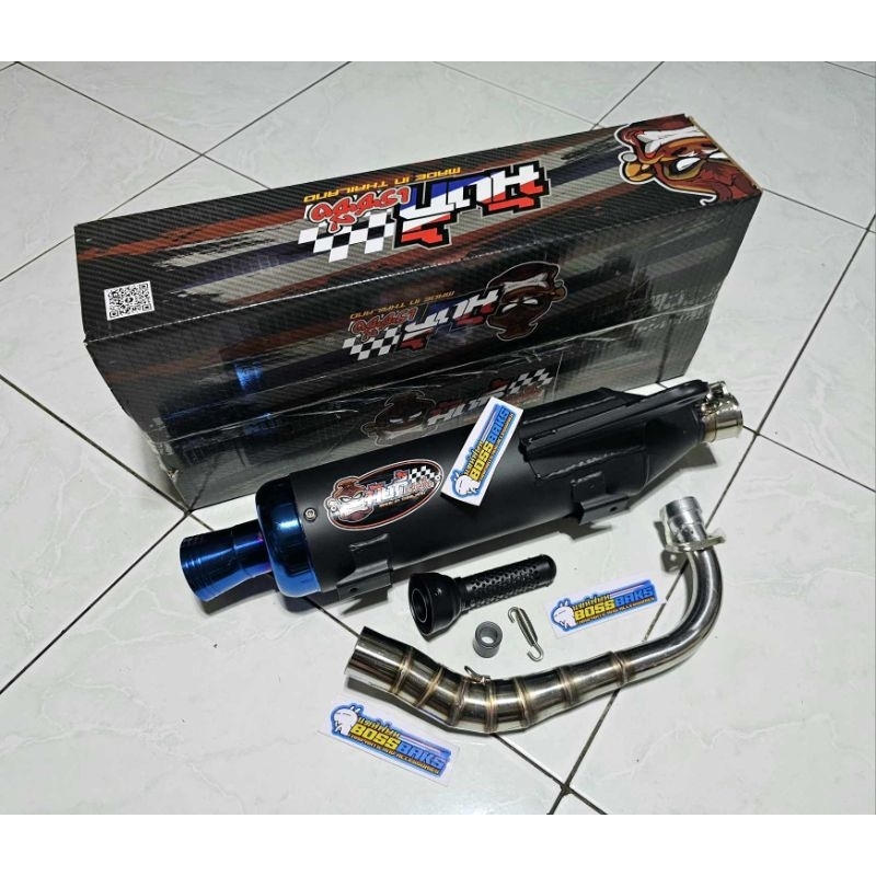 Hun Racing Powerpipe w/ Silencer Mio Sporty | Shopee Philippines