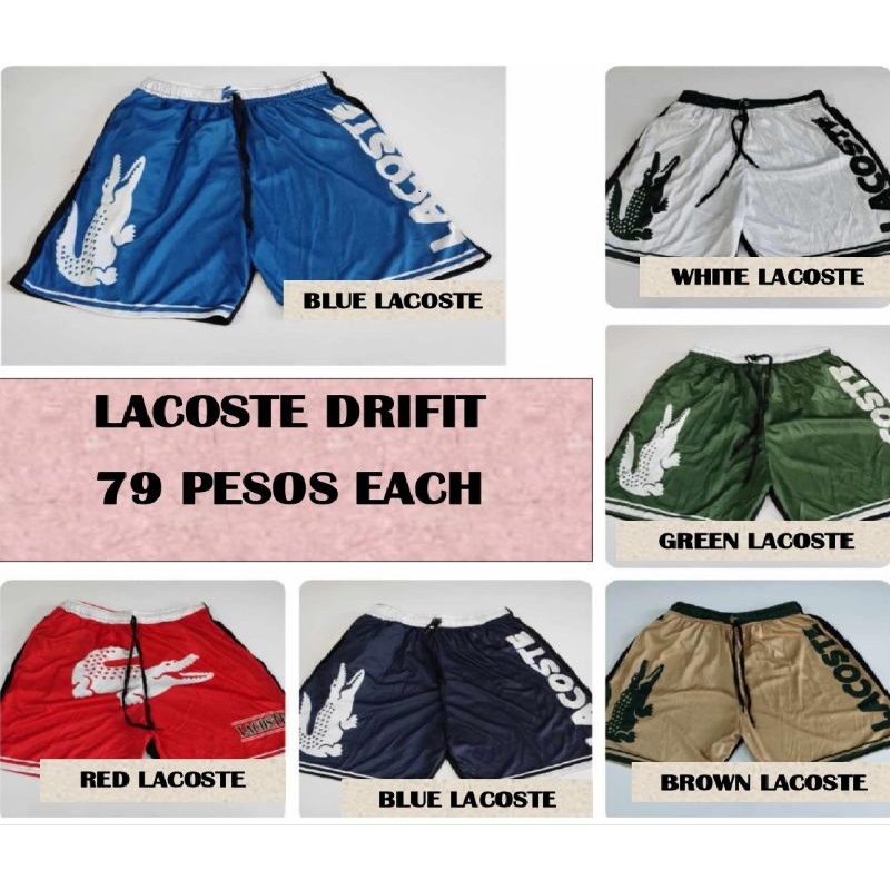 LACOSTE DRI FIT 6 variants available | Shopee Philippines