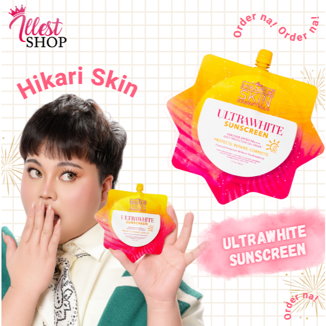 Hikari Skin UltraWhite Sunscreen SPF50 50ml | Shopee Philippines