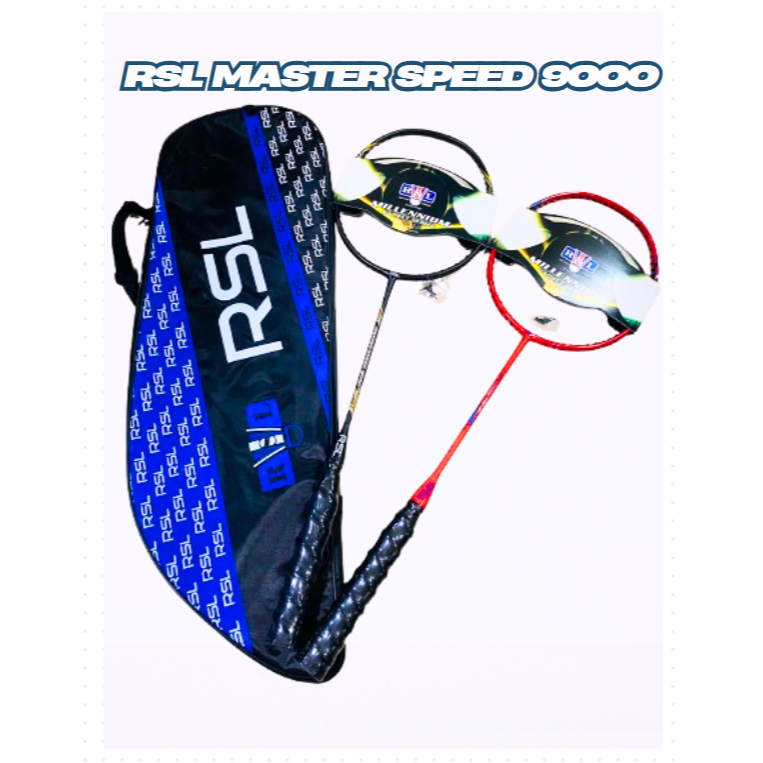 SINGLE RACKET NEW! RSL Master Speed 9000 40T HOT MELT CARBON + WOVEN ...