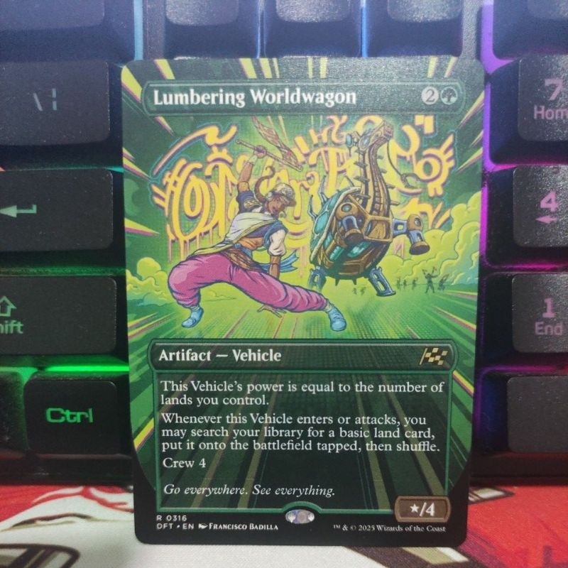 MTG Lumbering Worldwagon Borderless DFT | Shopee Philippines
