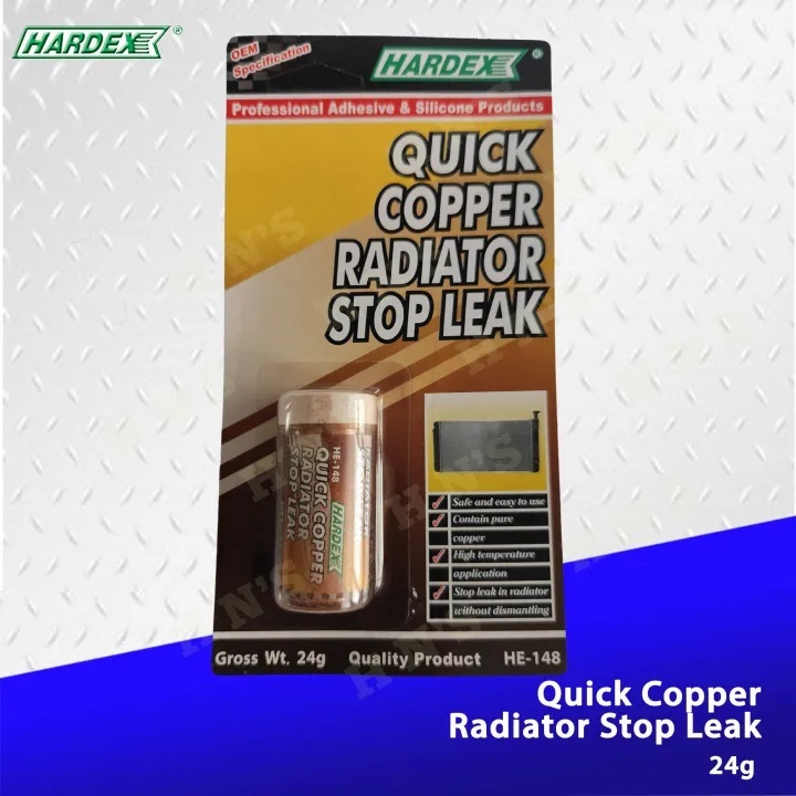 Hardex Quick Copper Radiator Stop Leak 24g | Shopee Philippines