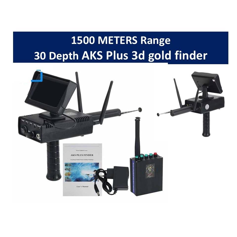 aks plus 3d gold metal detector scanner for treasure and mining ...