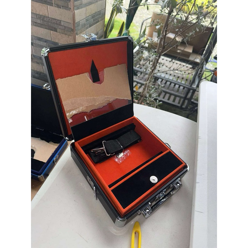 24 capacity aluminum tari case matteblack slimtype tari box | Shopee ...