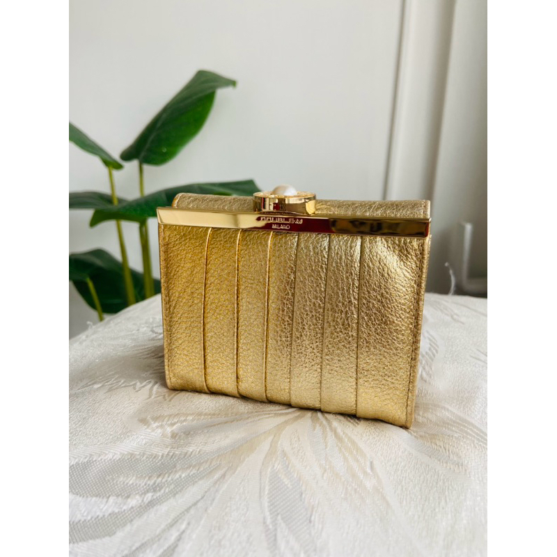 Original DOUBLE M milano italy short wallet(less 200 sa G) | Shopee ...