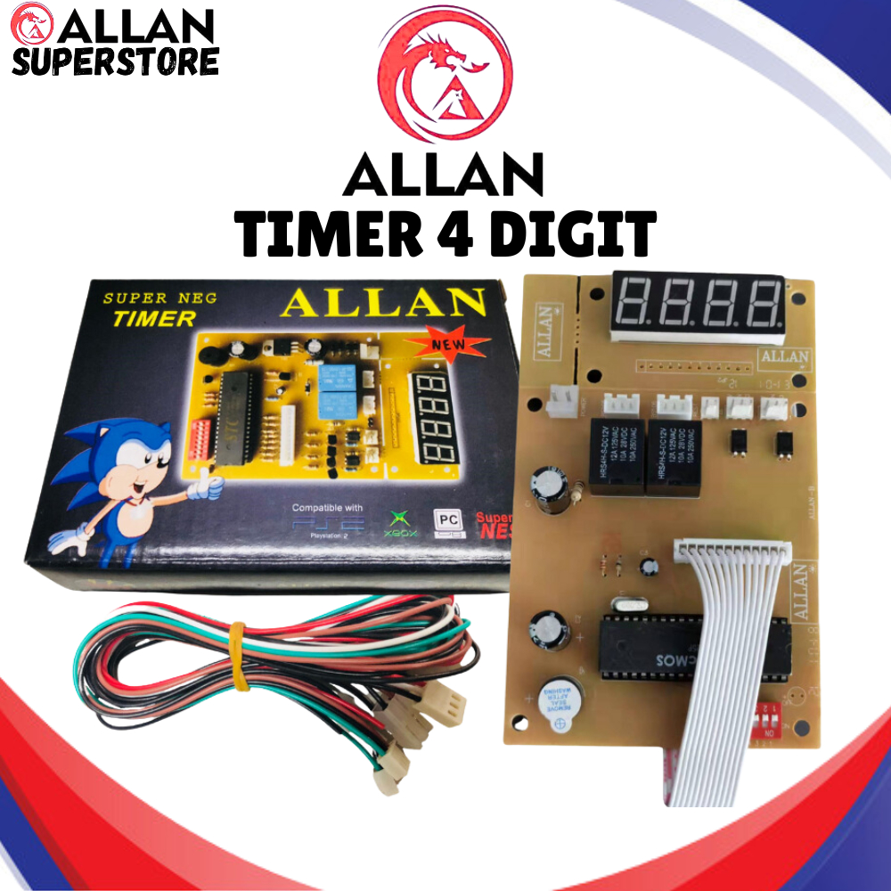 Allan Superstore 4 Digit Timer For Pisonet / Pisowifi / Vending Machine ...