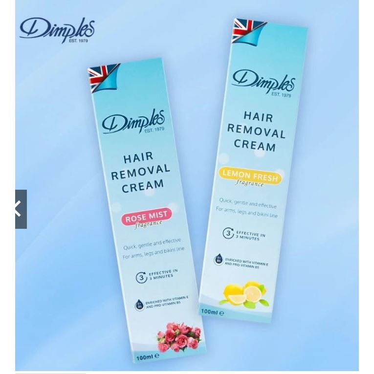 DIMPLES Hair Removal CREAM - Damage box | Shopee Philippines