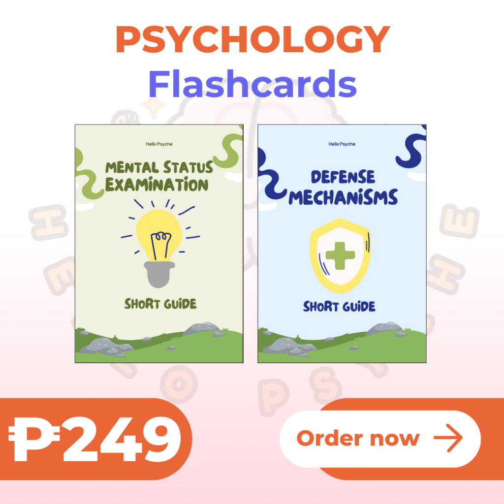 Defense Mechanisms Short Guide Flashcards | Shopee Philippines