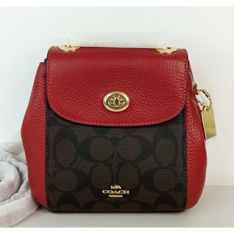 Original and brand new Coach Convertible Mini Backpack In Signature ...