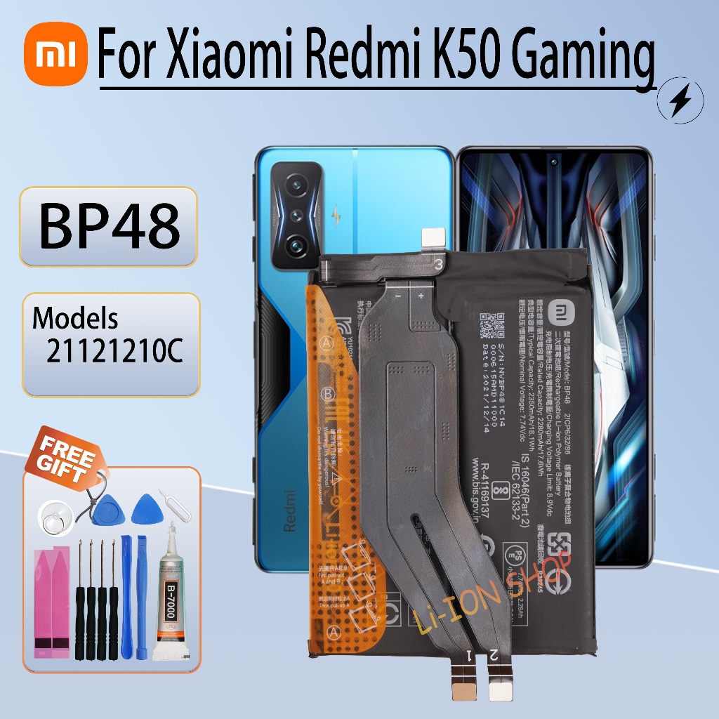 Xiaomi Redmi K50 Gaming Battery BP48+Batteries Tool | Shopee Philippines