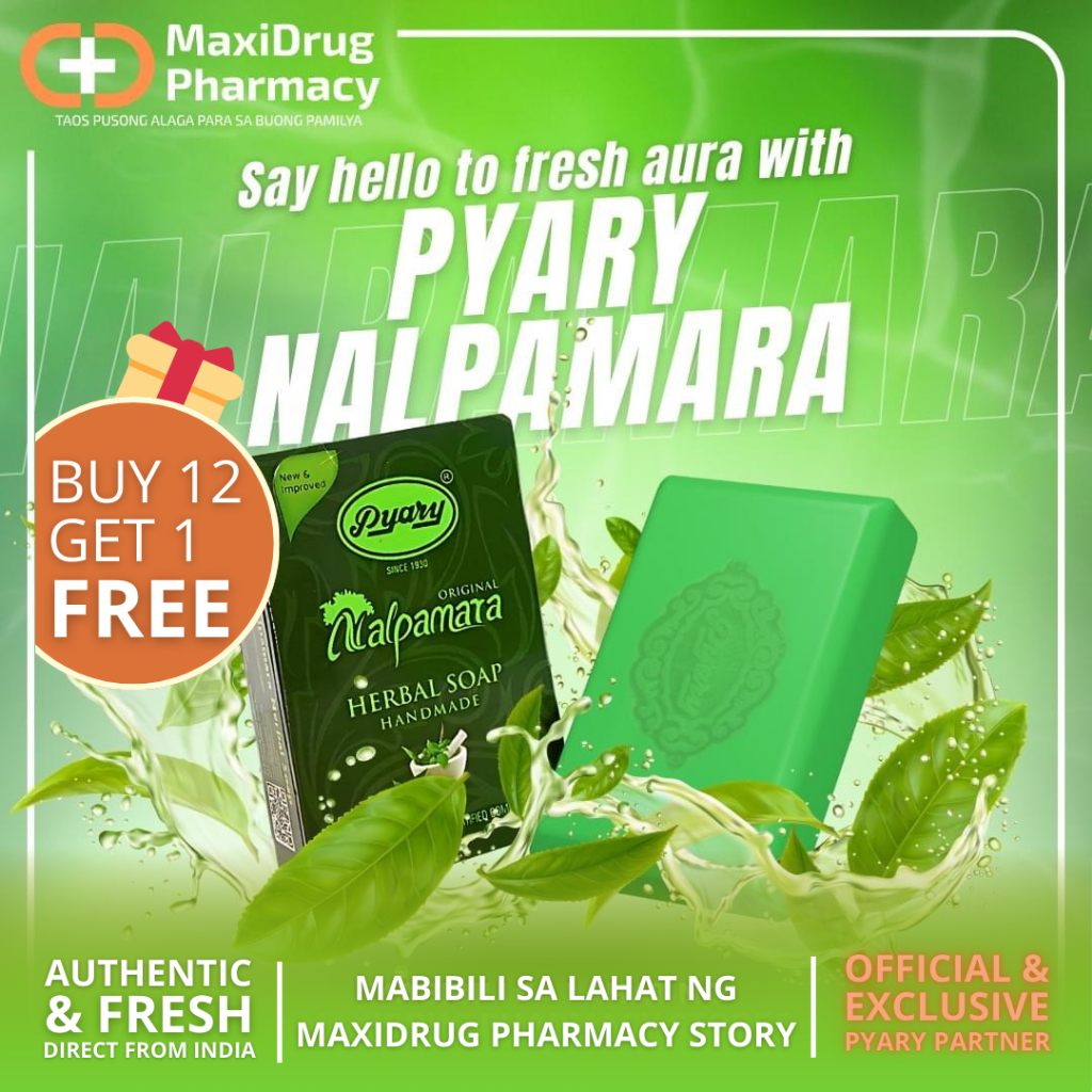 [12PCS + 1 FREE] PYARY Nalpamara Herbal Soap 75g - DIRECT FROM MANUF ...