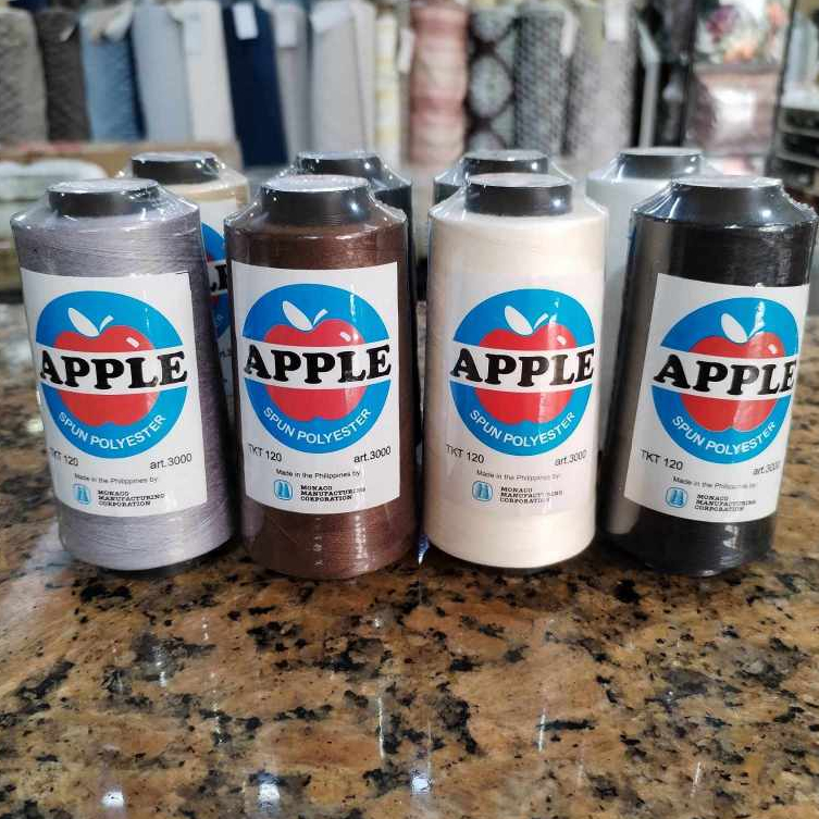 APPLE THREAD SINULID HEAVY DUTY TKT-120 3,000 METERS | Shopee Philippines