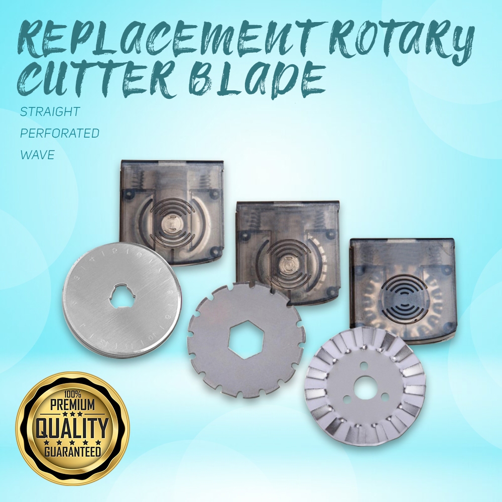 Rotary Cutter Replacement Blade Straight | Wave | Perforated 3-Way ...