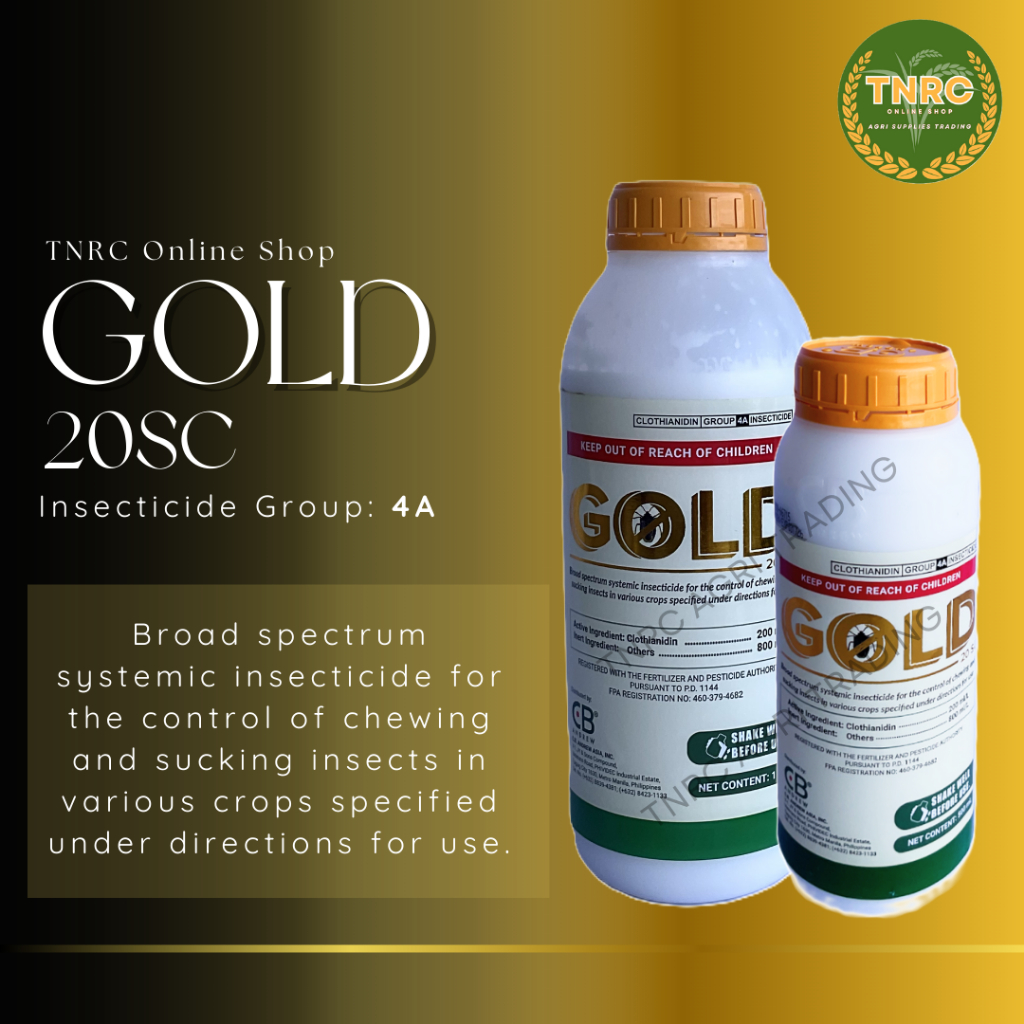 [TNRC] GOLD 20SC INSECTICIDE 1L & 500ml | laban peste, pest control for ...