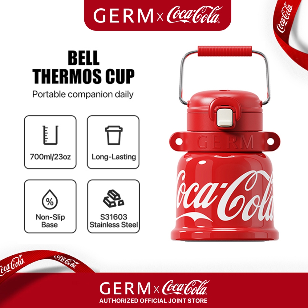 GERM X Coca-Cola B67 Thermos Cup Double Wall Hot & Cold 316 Stainless ...