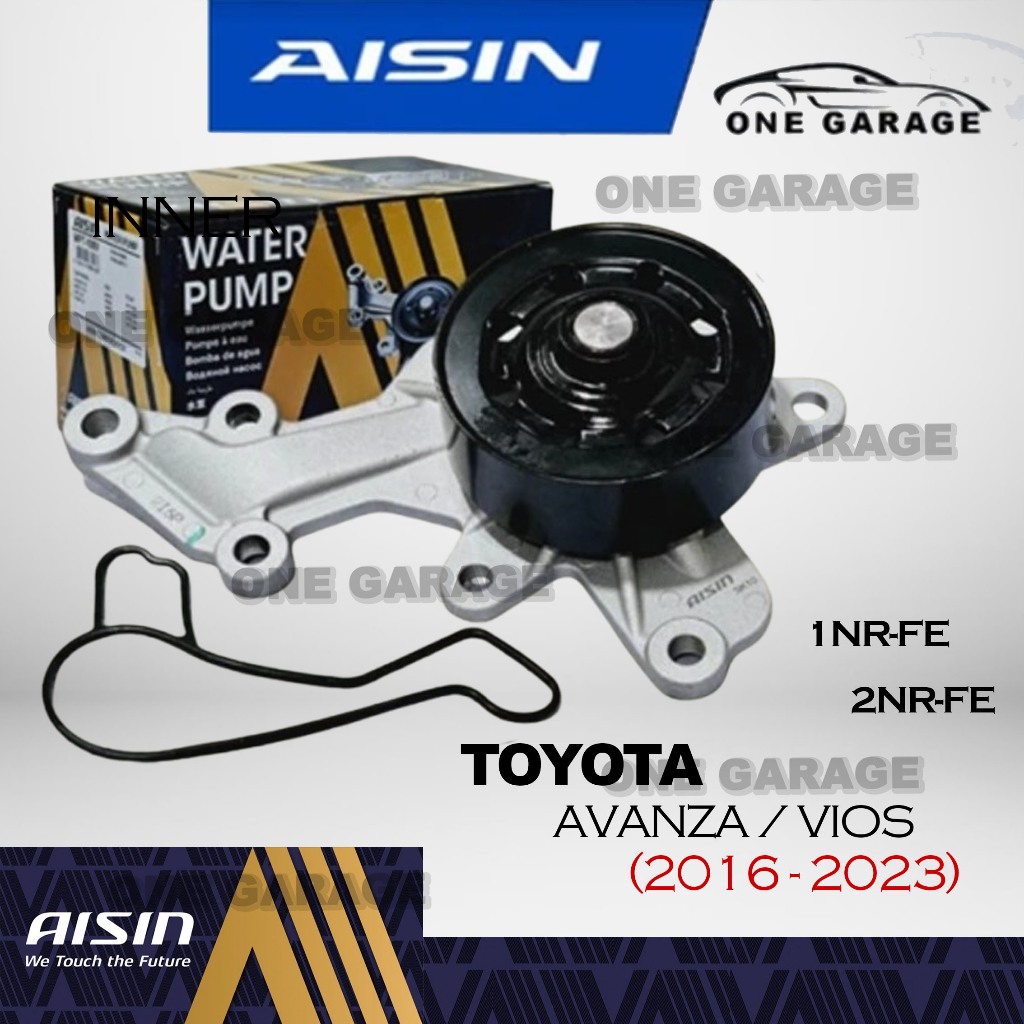 AISIN Water Pump For TOYOTA AVANZA / VIOS 1NR-FE / 2NR-FE (2016-2023 ...